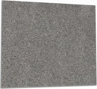 Wallario Herdabdeckplatte/Spritzschutz aus Glas, 1-teilig, 60x52cm mit 8mm hohen F&uuml;&szlig;en, f&uuml;r Ceran- und Induktionsherde, Muster Grauer Marmor Optik -Granit - ma