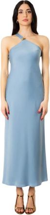 Max Mara Femme, Robes, Bleu, Taille: 38 FR Abito elegante