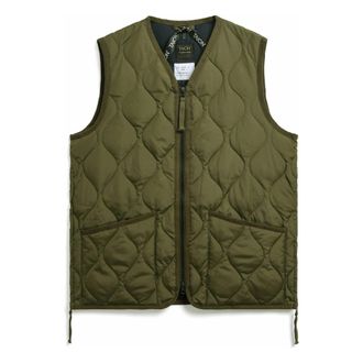TAION Veste Militaire Sans Manche Unisexe Col V Taion
