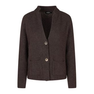 Gran Sasso Giacca C/T Chic.Riso - Femme - Pulls - Brun - Taille: 38 FR
