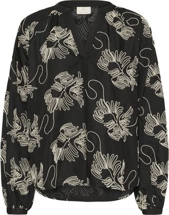 Kaffe Femme, Blouses et Chemises, Noir, Taille: 42 FR Blouse 10883