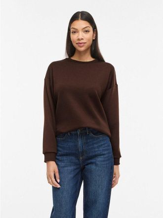 Vila Sweatshirt VISANDY L/S SWEAT TOP - NOOS Viskosemischung, regular fit