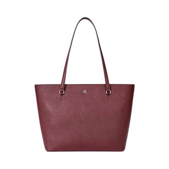 Ralph Lauren Cabas moyen Karly - Femme - Sacs - Rouge - Taille: ONE Size