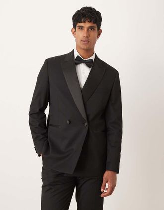 Asos Veste de smoking standard - Noir