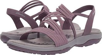 Skechers Femme Reggae Slim Appeal Sandales Bout Ouvert, Violet (Plum Gore Plum), 37 EU