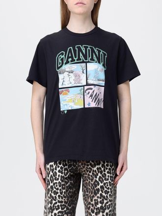 Ganni T-Shirt GANNI Damen Farbe Schwarz