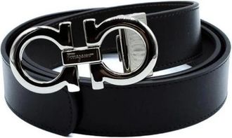 Ferragamo Wendelederg&uuml;rtel - - Accessories - unisex - Schwarzk - 115 CM