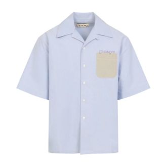 Marni Homme, Chemises, Bleu, Taille: M Oxford Shirt