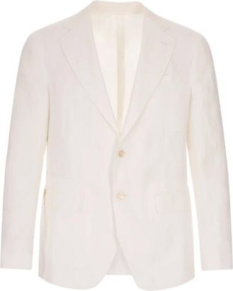 Caruso Homme, Vestes, Blanc, Taille: XL Aida Blazer