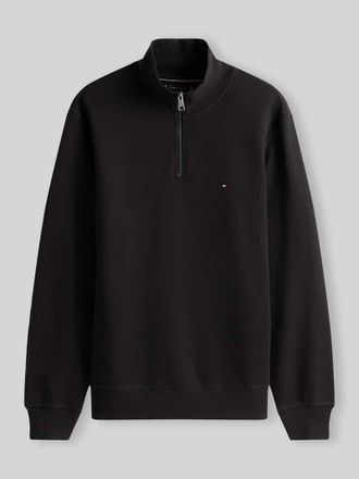 Tommy Hilfiger Regular Fit Troyer aus Baumwoll-Mix