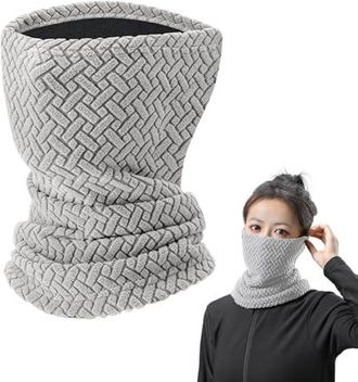 Generico Bandeau de cou dhiver - &Eacute;charpe coupe-vent et couvre-visage | Chauffe-cou thermique - Pour alpinisme Camping Randonn&eacute;e Course Cyclisme En Plein Air Sk