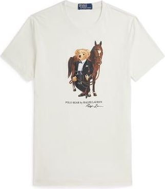 Polo Ralph Lauren T-shirt col ronds&eacute;rigraphi&eacute; en coton