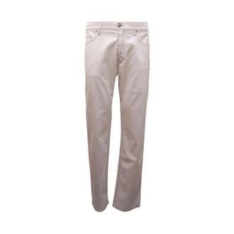 Fay Italienische Stil Hose - - Trousers - Herren - Wei&szlig; - W42