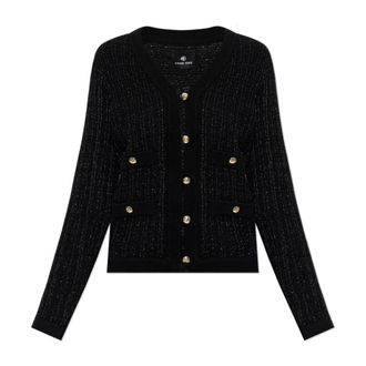 Anine Bing Cardigan Tessa - Femme - Pulls - Noir - Taille: 40 FR