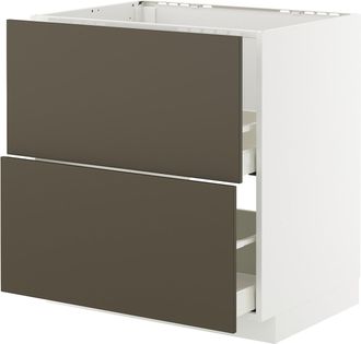 IKEA METOD / MAXIMERA Unterschr. f Spüle/2 Fronten/2Sch