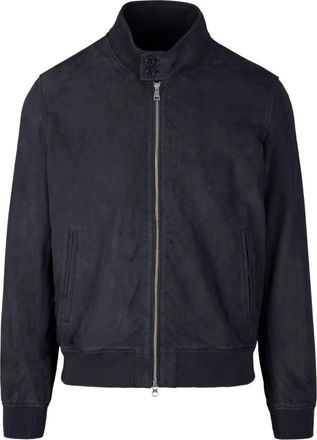 Bomboogie Homme, Vestes, Gris, Taille: XL Friz Blouson en Cuir Daim