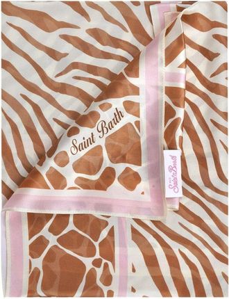 MC2 Saint Barth Femme, Accessoires, Multicolore, Taille: ONE Size Bandana Safari Skin