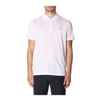 Paul & Shark Cotton Pique Polo mit Hai - - Tops - Herren - Wei&szlig; - 3XL