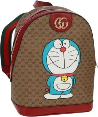 Gucci unisex, Pre-owned, Brun, Taille: ONE Size Sac &agrave; dos en plastique Pre-owned