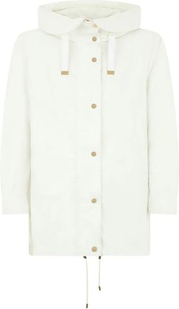 Moorer Femme, Vestes, Blanc, Taille: 36 FR Jaclyn Short Coat