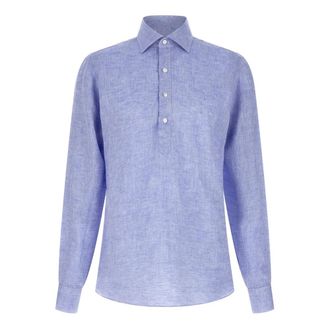Borriello Bluse - - Shirts - Herren - Blau - 2XL
