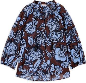 Oltre Damen, Blusen & Hemden, Braun, S/MGr&ouml;&szlig;e