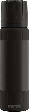 Sigg Isolierte Trinkflasche - Thermosflasche Alpine Star Black, mit Becher - 20 St. Heiß, 72 St. Kalt - Kompakt & Robust - Auslaufsicher - BPA-frei - Outdo