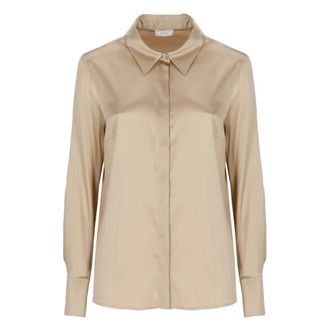 PESERICO Seidenhemd - - Blouses & Shirts - Damen - Beige - L
