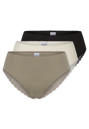 Schiesser Brasilslip SCHIESSER Modern Multipacks, Damen, Gr. 38, 912, sonstiges, Single Jersey, Obermaterial: 95% Baumwolle, 5% Elasthan, k&ouml;rpernah, Unterhosen,