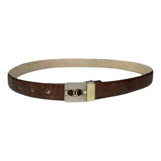 Cartier Ceinture Vintage Pr&eacute;-poss&eacute;d&eacute;e - Femme - Pre-owned - Brun - Taille: ONE Size