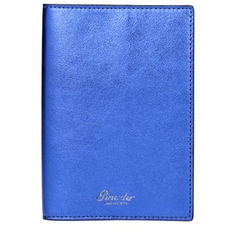 Pineider Porte-passeport Pineider pour hommess Bleu cuir/bleu &eacute;lectrique