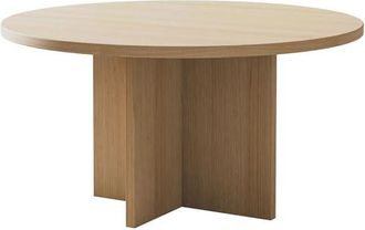 Selsey OVO - Table Basse Ronde - 76x76 - Couleur du Frêne-Chêne Lindberg