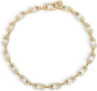 Casablanca Homme, Accessoires, Jaune, Taille: ONE Size Collier &agrave; Maillons C en &Eacute;mail