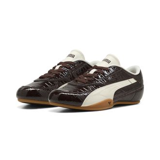 Puma Bella Mina Crocodile Sneakers Damen, Accessoires, Braun, 35.5