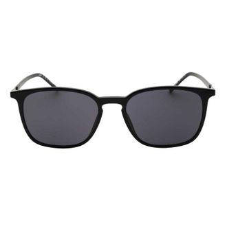 HUGO BOSS Rechteckig-Sonnenbrille f&uuml;r Herren (Schwarz)
