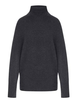 Giorgio Armani Pull Col Roul&eacute; - Gris