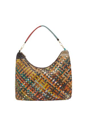 Izia Hobo-Tasche Hobo-Tasche Frauen gr&uuml;n mehrfarbig