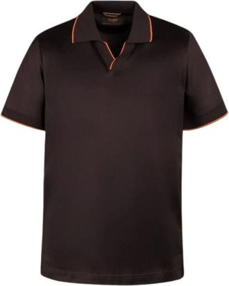 Moorer Homme, Tops, Brun, Taille: XL Polo Bradley