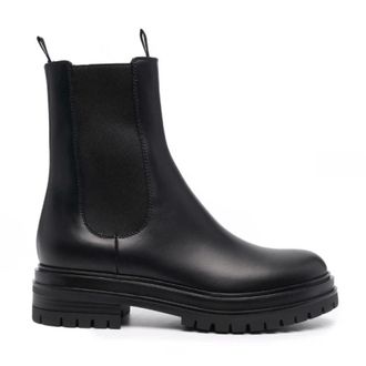 Gianvito Rossi Femme, Chaussures, Noir, Taille: 37 EU Chester Chelsea Boot