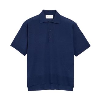 Ami De Coeur Kurzarm-Polohemd - - Tops - Herren - Blau - M