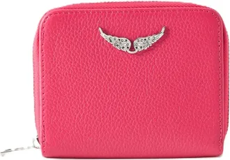 Zadig&Voltaire Femme, Accessoires, Rose, Taille: ONE Size Mini Zv Grained Leather