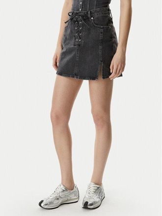 Karl Lagerfeld Jeansrock B2W12021 Schwarz Regular Fit