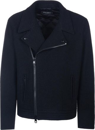 Dolce & Gabbana Biker Jacket - - Jackets - Herren - Schwarzk - M