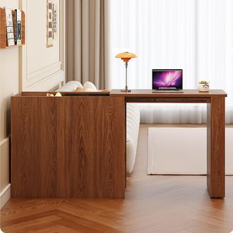 Generic Kompakter Ausziehtisch, zusammenklappbarer Computertisch, K&uuml;cheninsel mit ausziehbarem Esstisch, for Heimb&uuml;ro, Arbeitszimmer, Spielen in kleinen R&auml;ume