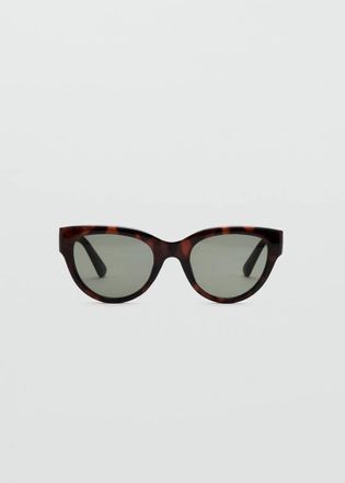 Mango Lunettes de soleil cat-eye chocolat - Femme - Taille unique - MANGO