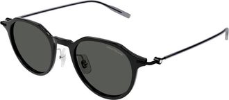Montblanc Montblanc, Homme, Accessoires, Noir, Taille: 49 MM Lunettes de soleil &eacute;l&eacute;gantes