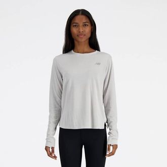 New Balance Damen T-Shirt Womens Running L/S Top