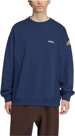 adidas Homme, Sweatshirts et sweats &agrave; capuche, Bleu, Taille: M Equipment Crewneck