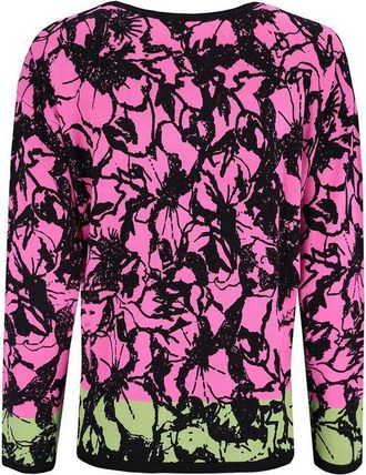 Hajo Rundhalspullover Pullover Bl&uuml;tendruck