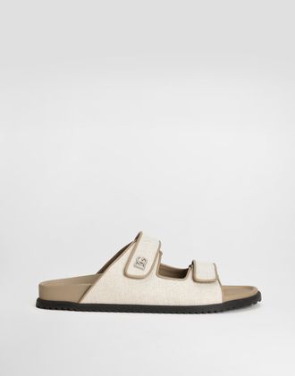 Dolce & Gabbana Sandalen Aus Canvas - Mann Sandalen Und Slides Multicolor 42.5